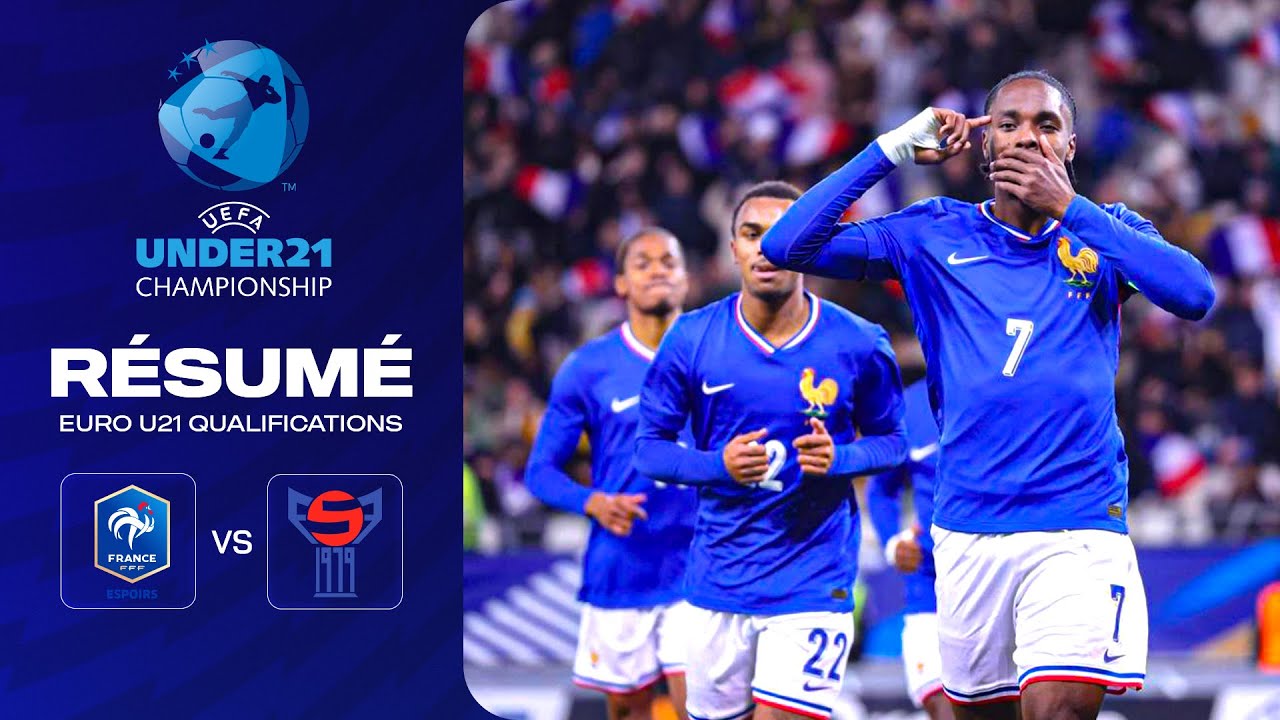 Mathys Tel offre la tête de poule aux Bleuets ! (Résumé France Espoirs – Îles Féroé Espoirs ...