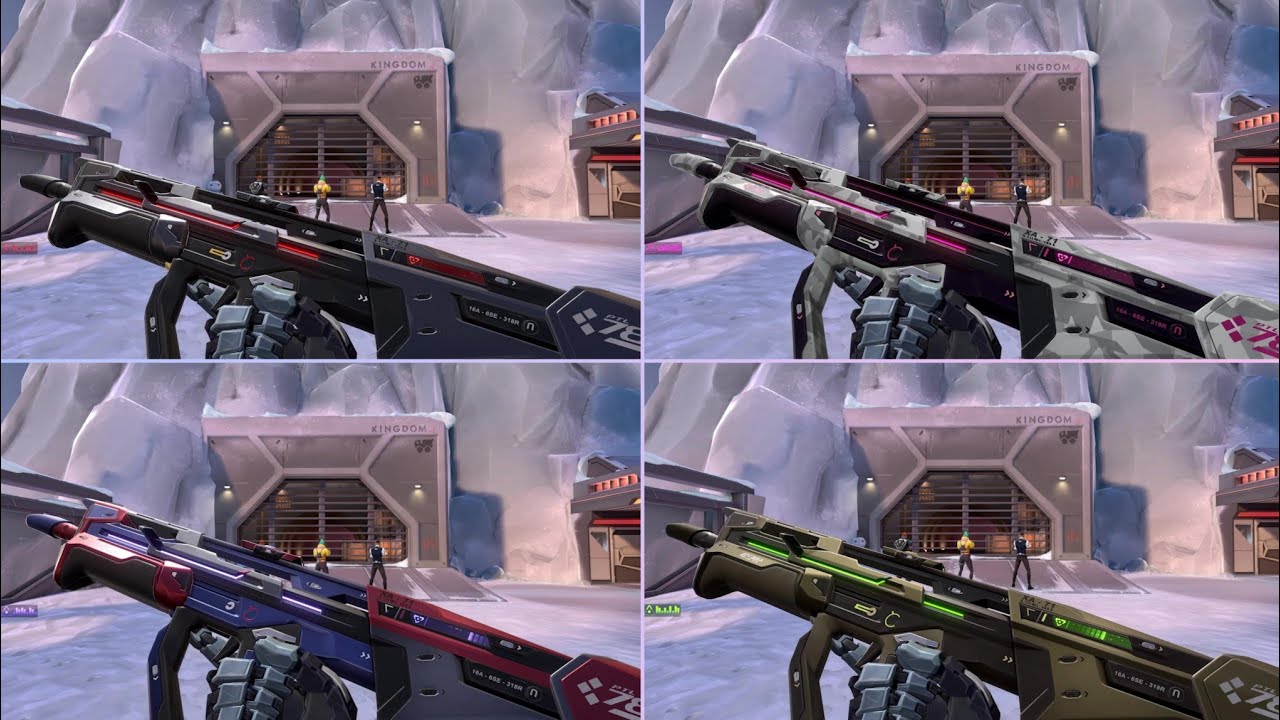 프로토콜 781-A 불독 올 크로마 / 발로란트 스킨 (Protocol 781-A Bulldog, ブルドッグ) - YouTube