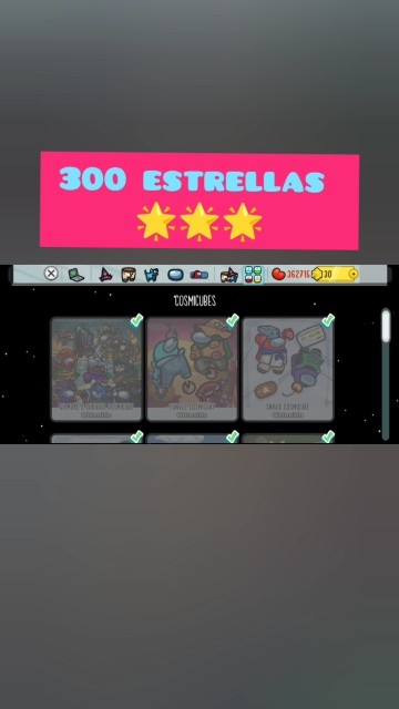 ( among us 300 estrellas 🌟👀 - YouTube