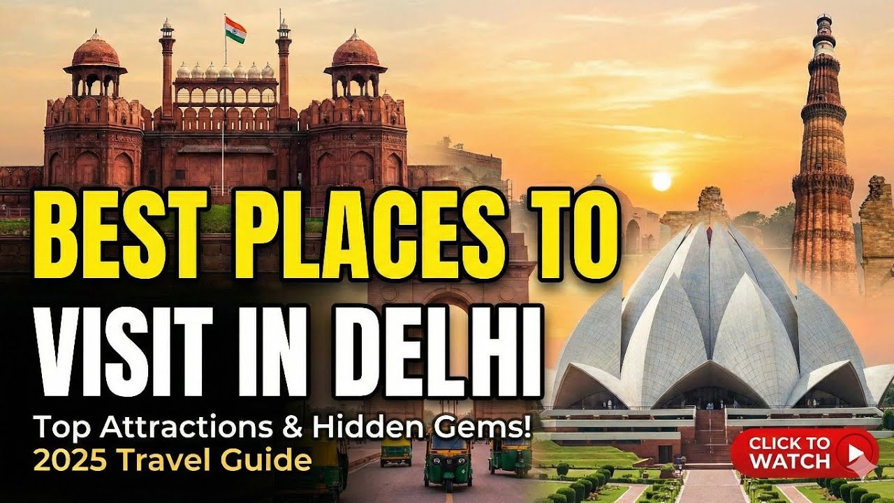Top 10 Places to Visit in Delhi | Complete Delhi Travel Guide 2025 ...