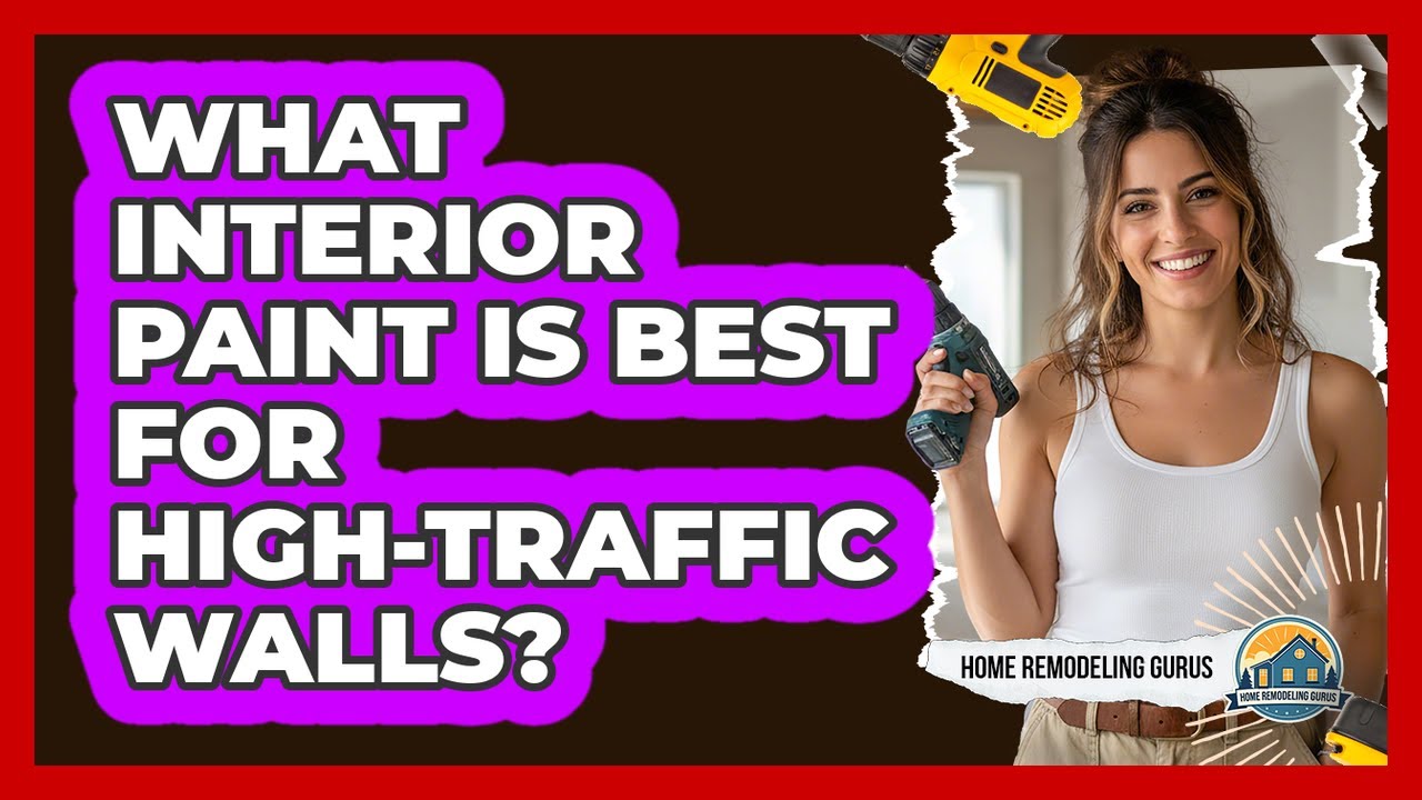 What Interior Paint Is Best For High-Traffic Walls? - YouTube