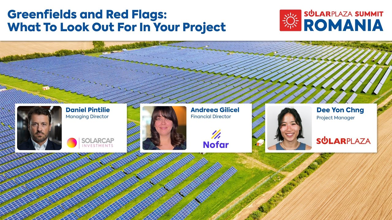 Solarplaza Webinar - Romanian PV Projects: What to Watch for in Greenfields and Red Flags - YouTube