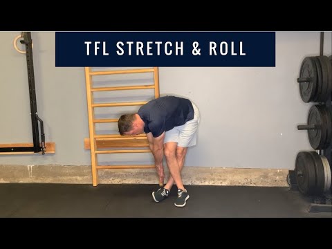 TFL / IT Band Stretch & Roll - YouTube