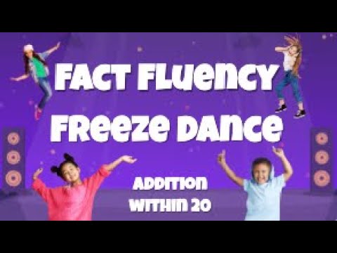 Fact Fluency Freeze Dance! Addition within 20 - Grade 1 & 2 Math Skills ...