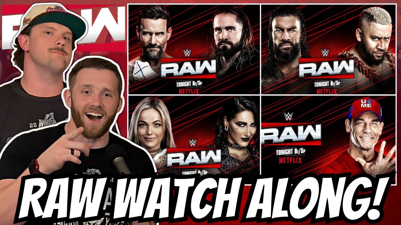 WWE Monday Night Raw Watch Along! RAW TO NETFLIX! codwrestlepod! - YouTube