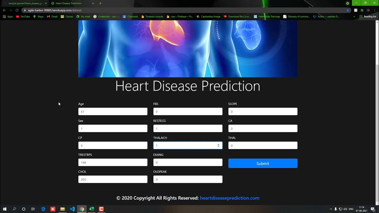 Heart Disease Prediction using ML/random forest - YouTube