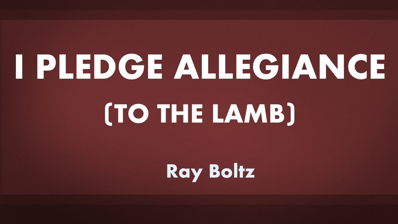 I Pledge Allegiance - acapella hymn with lyrics - YouTube