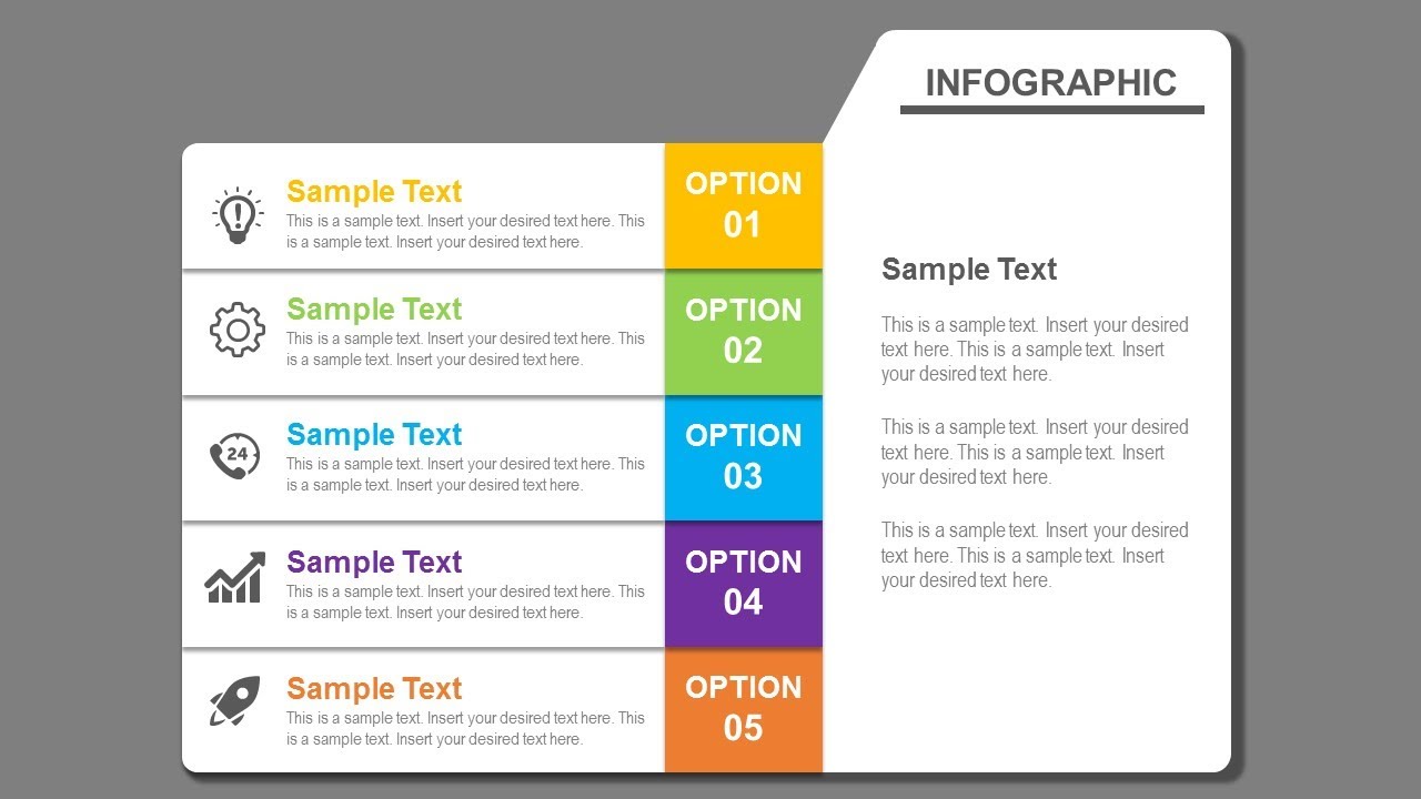 Slide Design 5 Step Beautiful Infographic | Powerpoint Infographics ...