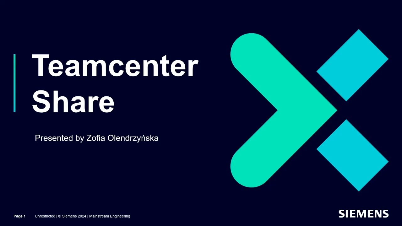 Teamcenter Share - get started - YouTube