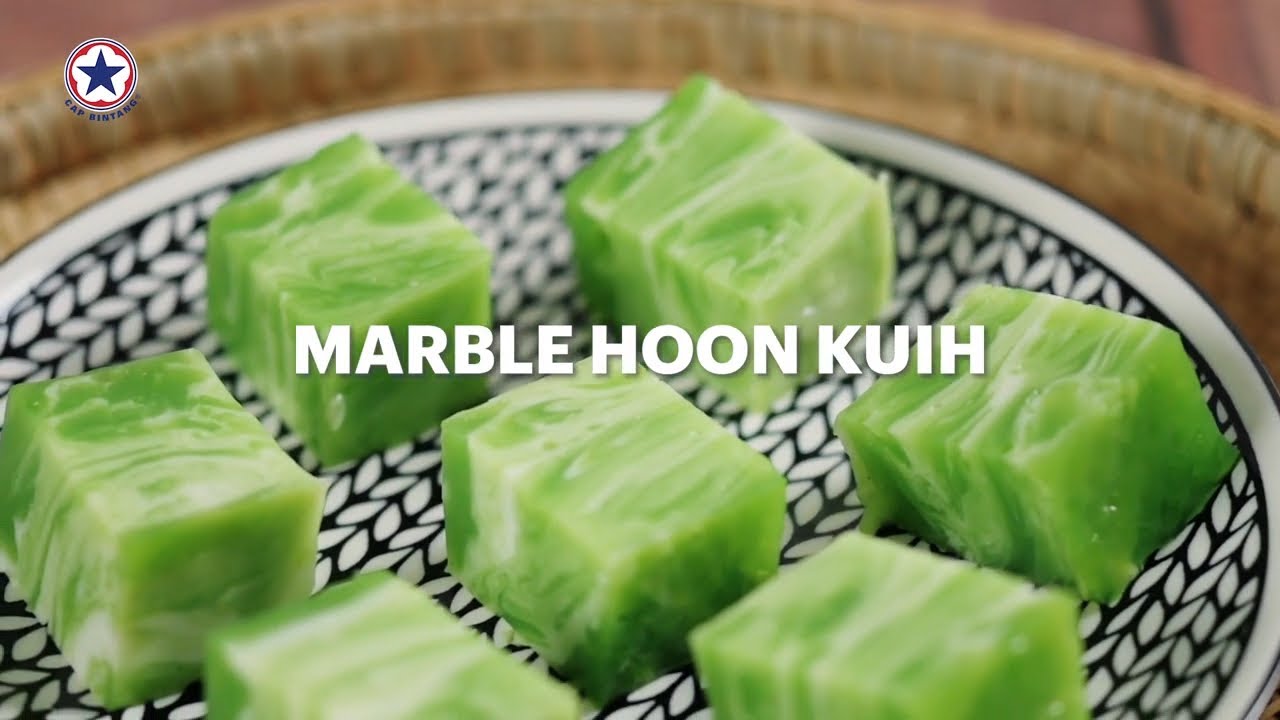 [Penang Nyonya Kuih] Marble Hoon Kuih | Doing Doing Kuih Marmar | Easy ...