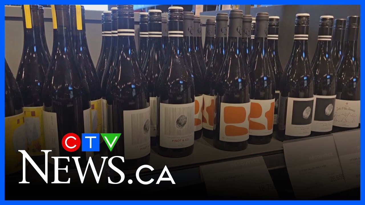 Quebec wine sales surge after SAQ shelves U.S. products - YouTube