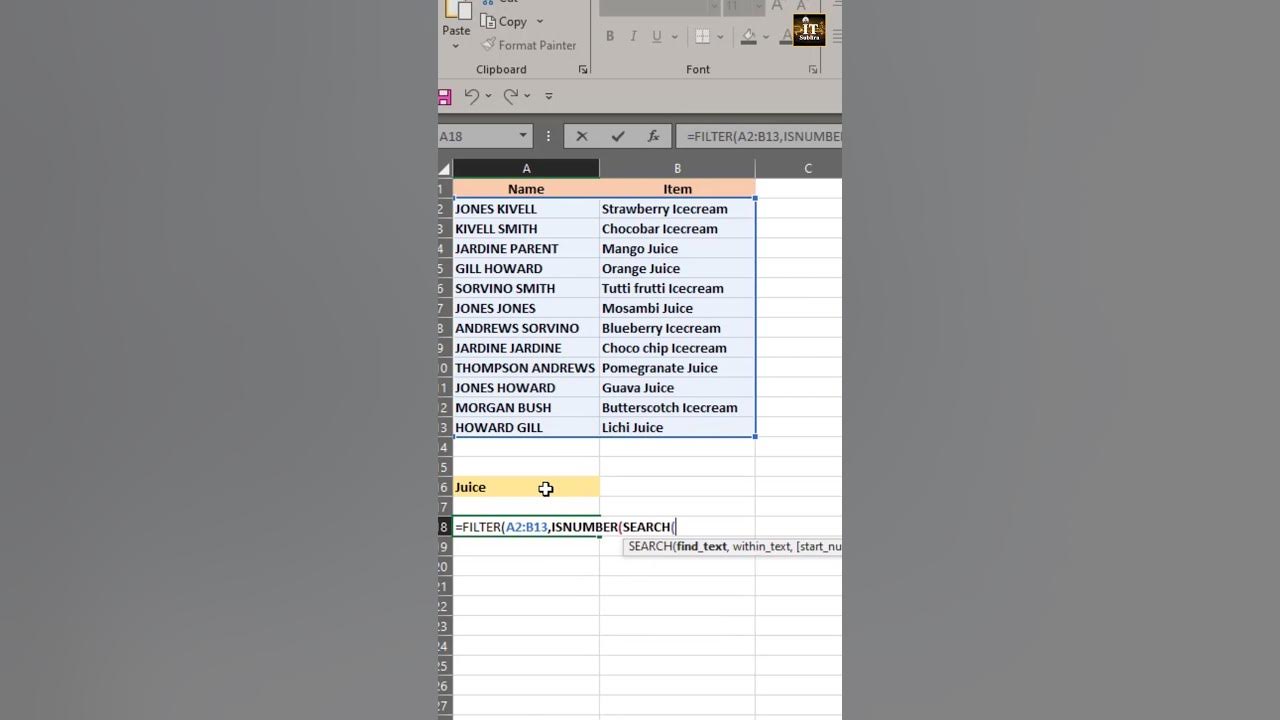 Don't miss this Trick of FILTER Function in MS Excel #excel #exceltips #excelbangla - YouTube