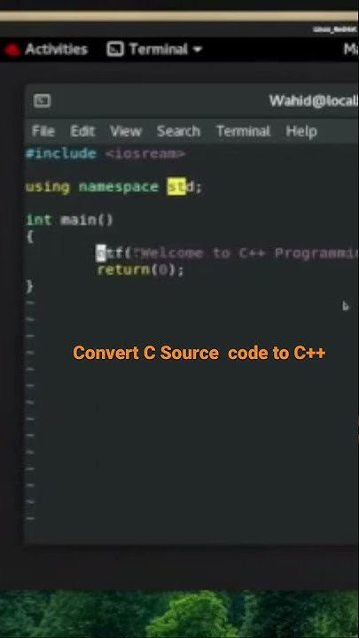 Convert C Source code to C++ - YouTube