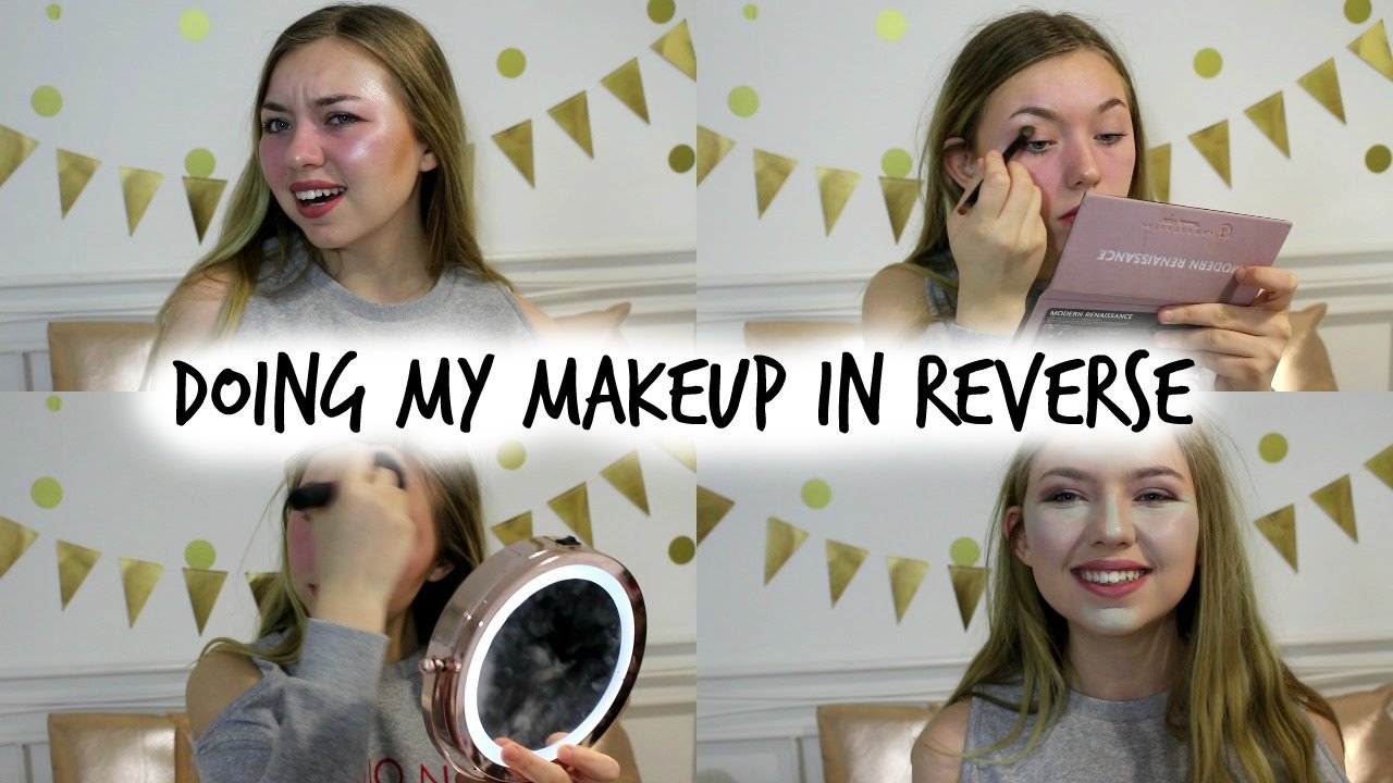 Reversed makeup look!//SimplyEmmie - YouTube