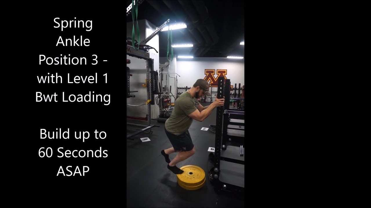 Spring Ankle Position 3 From the Triphasic Speed Training Manual for ...