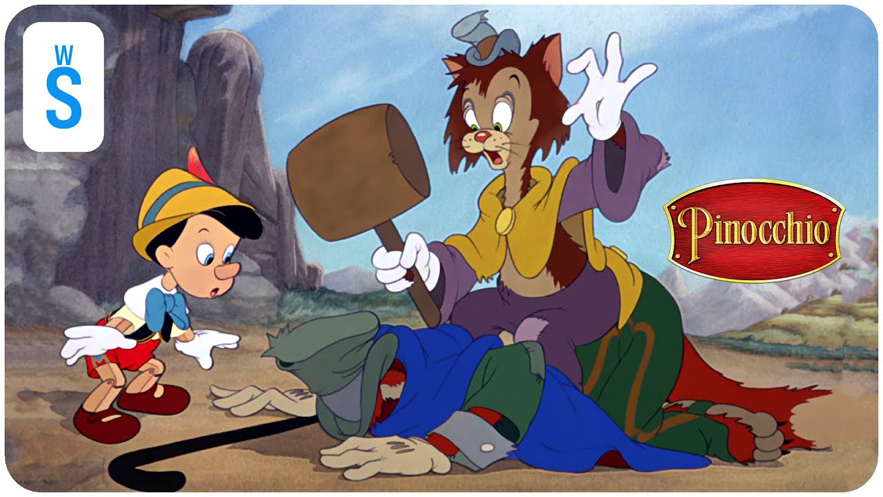 Pinocchio (1940) | Scene: Pinocchio is led astray ("Hi Diddle Dee Dee ...
