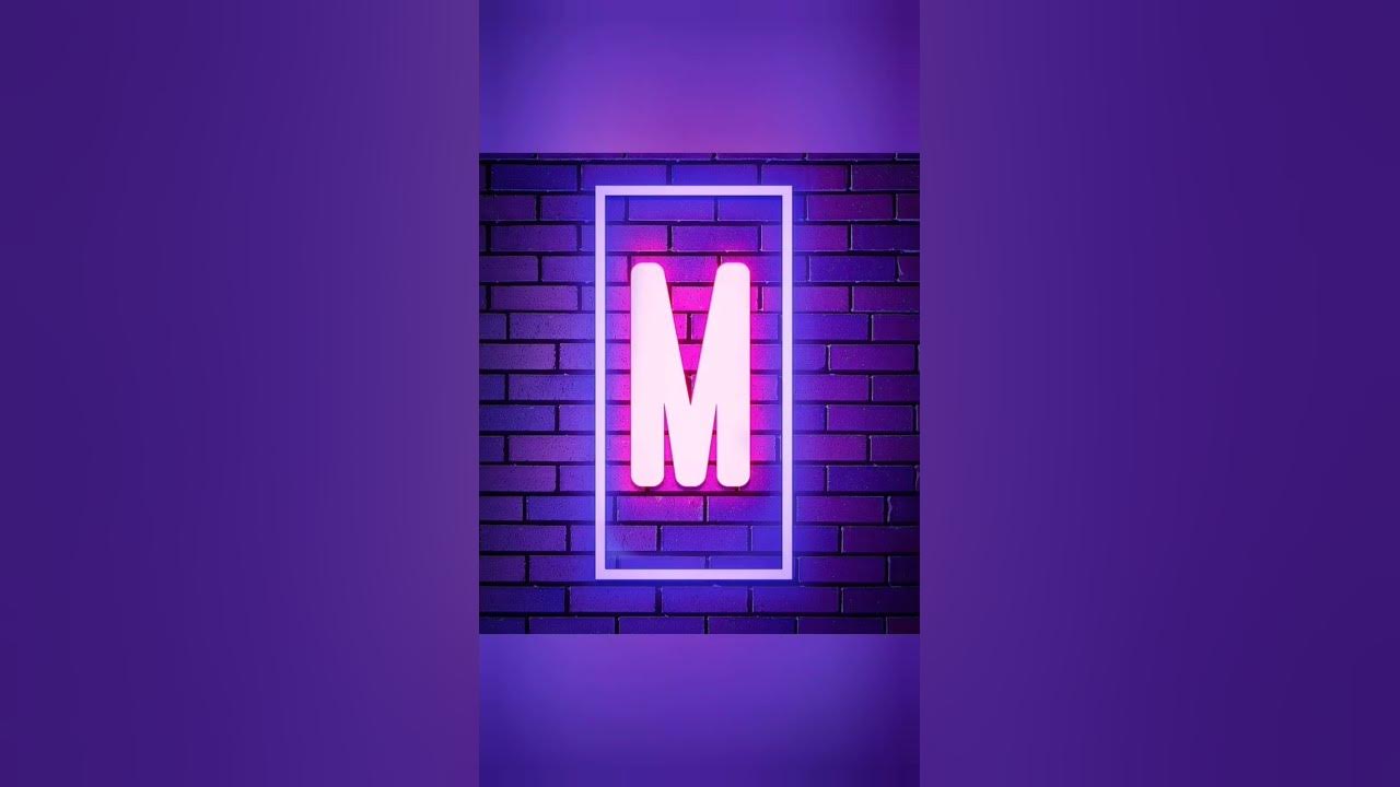 تصميم لحرف M Youtube