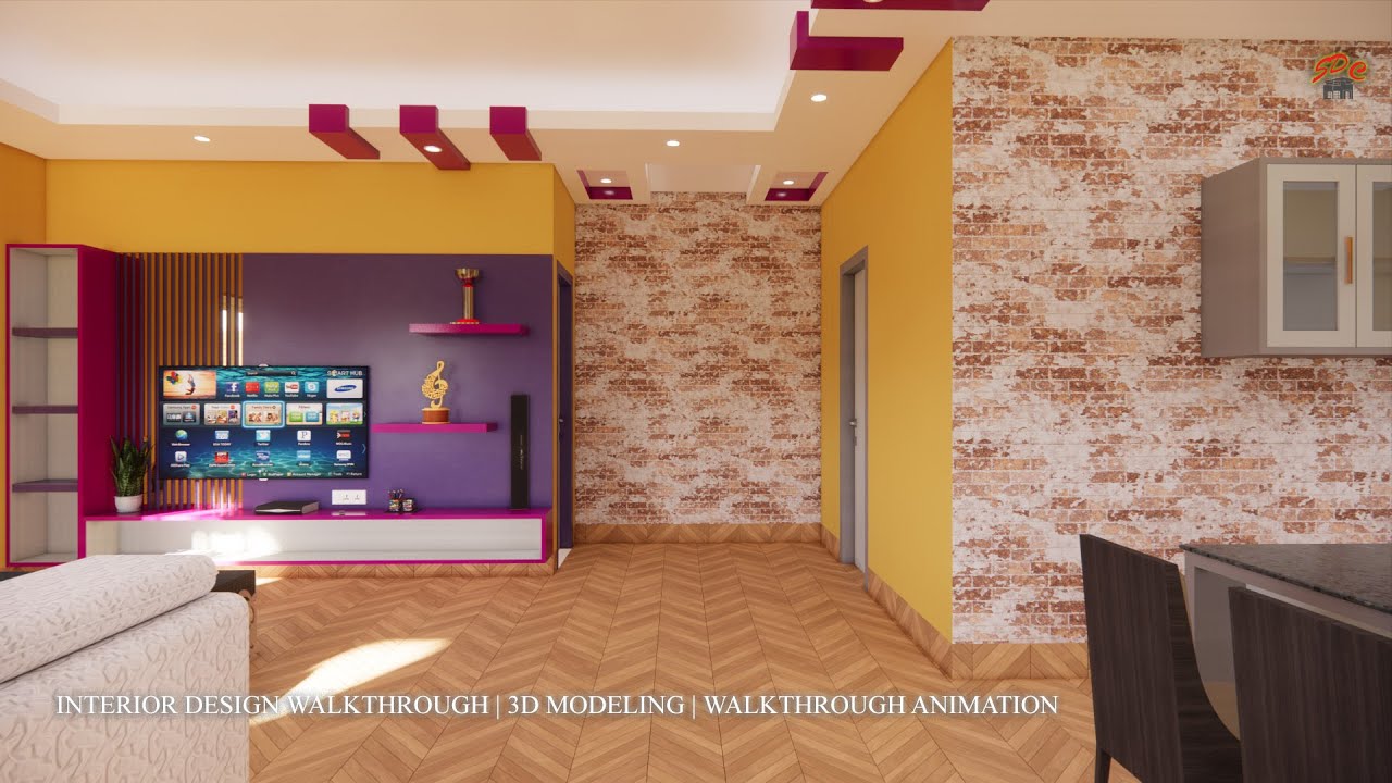 RESIDENTIAL BUILDING WALKTHROUGH 3D ANIMATION | INTERIOR DESIGN ...