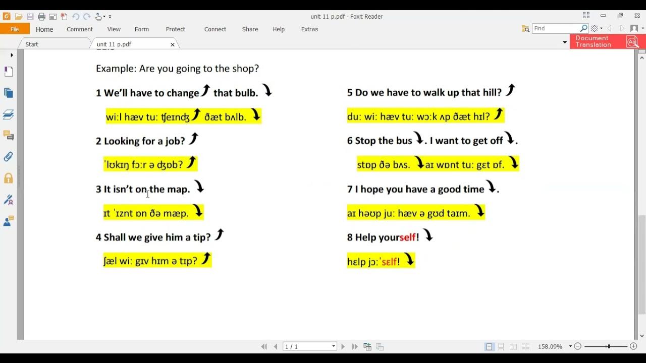 Unit 11 /p/ /b/ - YouTube