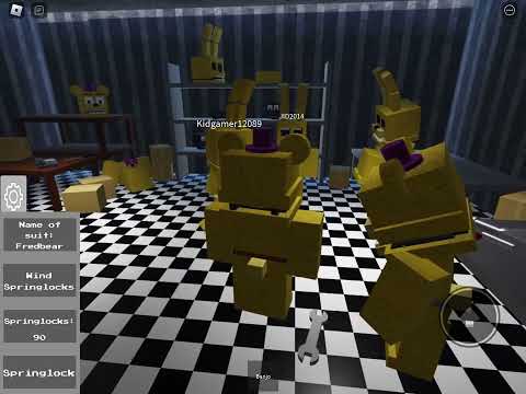 Random Fnaf role play with my friends (Roblox Fredbears spring lock ...