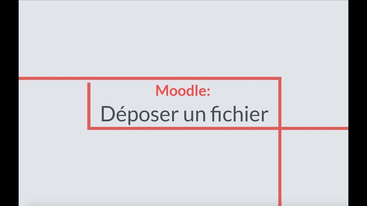 Déposer un fichier - YouTube