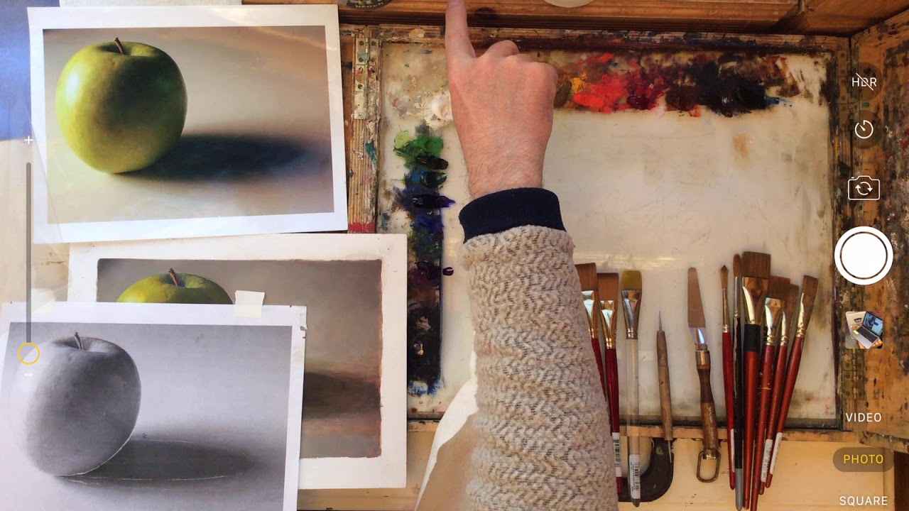 Art 142 - Oil Rendering - Opaque Paint Blend 1 - Setup 1 - YouTube