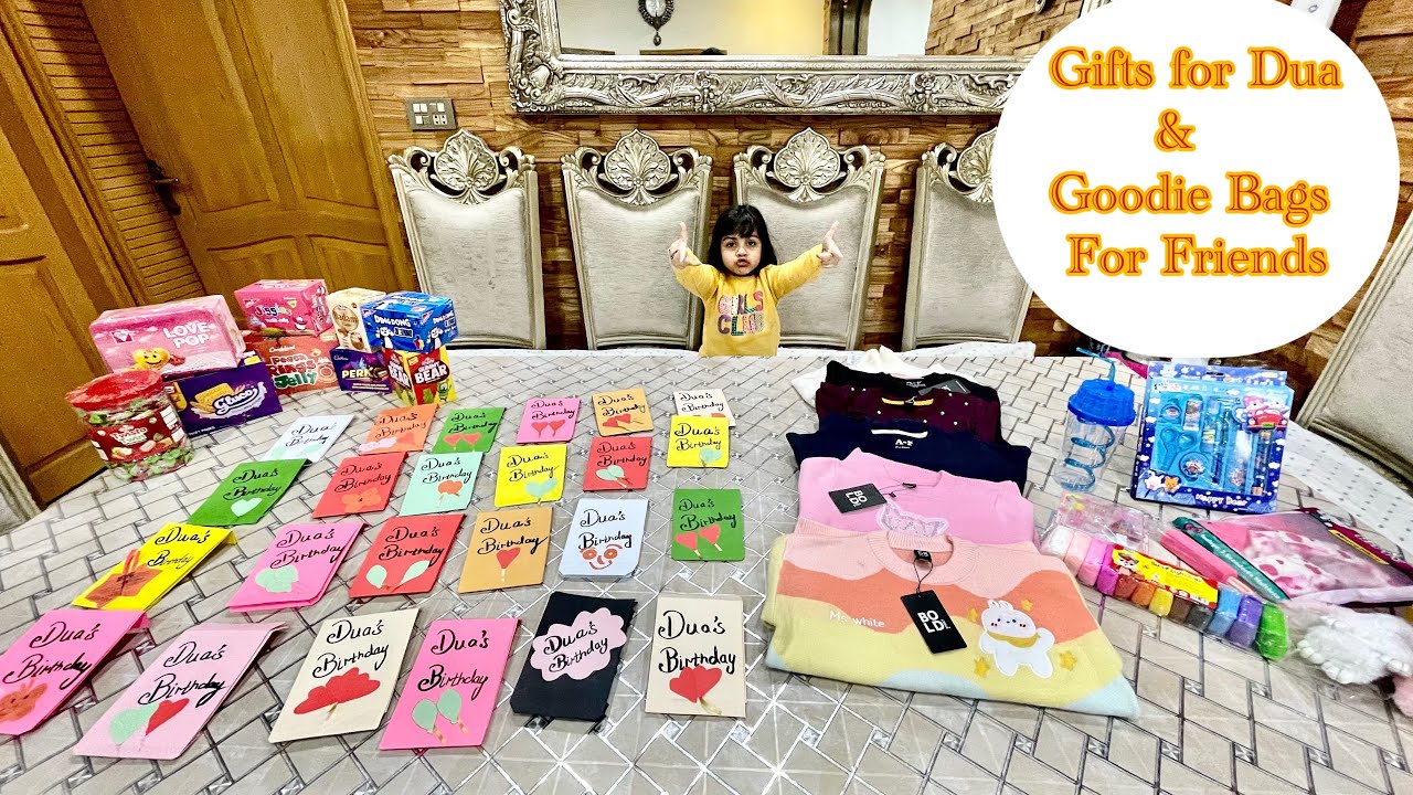 My little Princess Dua’s Birthday | Goodie Bags for School & Gifts from ...