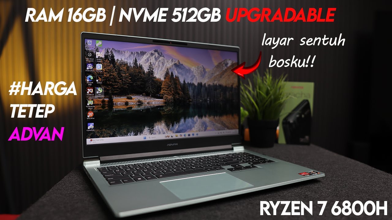 ADVAN‼️ Bikin Brand LAPTOP Lain KETAR-KETIR🔥Review Advan PixWar Touch ...