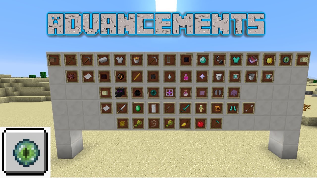 Minecraft 1.14 Advancements - Advancement 15 - Eye Spy - YouTube