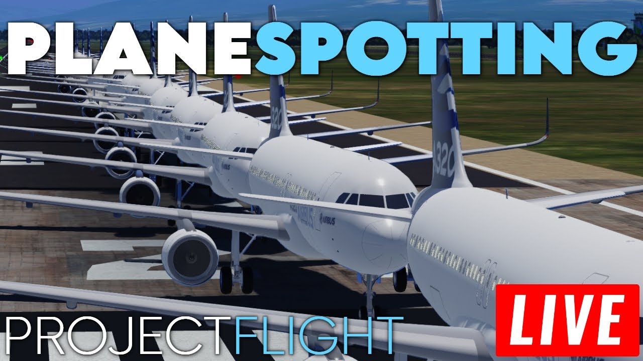 PLANE SPOTTING IN PROJECT FLIGHT | LIVE | YOU CAN JOIN TOO | R1zzM4n ️🔴 ...