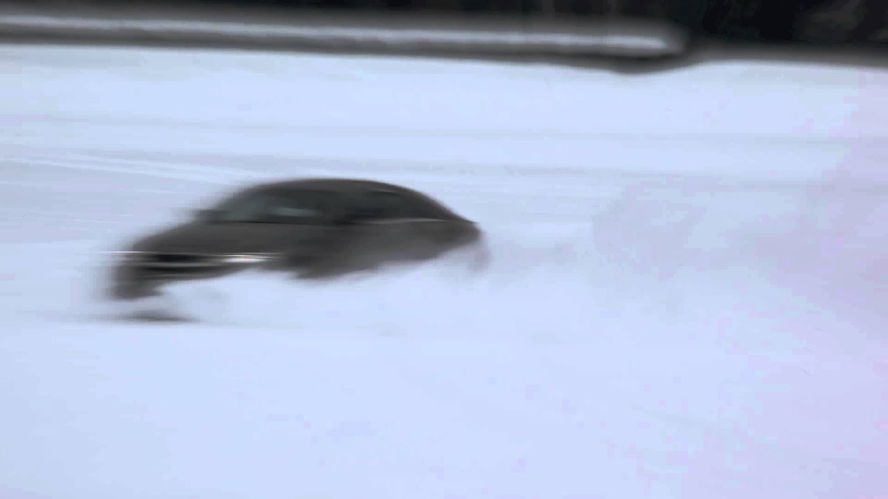 Mercedes Benz CLS 63 AMG on snow - YouTube