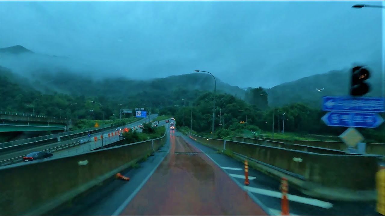 ASMR Driving in Rain for Sleeping 영동고속도로 양지 - 마성 구간 비오는날 드라이브 영상 - YouTube