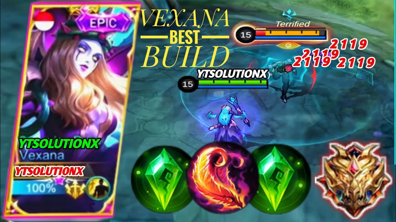 VEXANA! BEST BUILD 2025 TOP 1 GLOBAL VEXANA BUILD ONE HIT TRY - YouTube