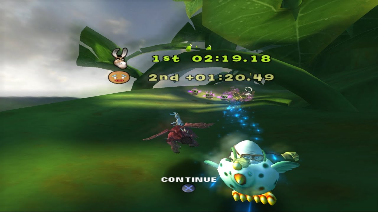 Shrek Smash n' Crash Racing - Mirrored Tournament 2 (Donkey - PS2/PCSX2 ...