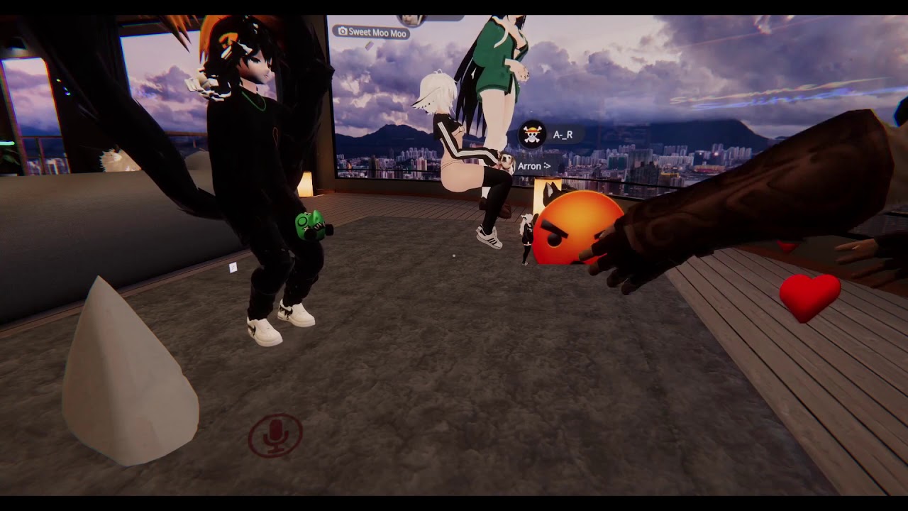 Singing reactions in VR chat - Cuddle puddle - YouTube