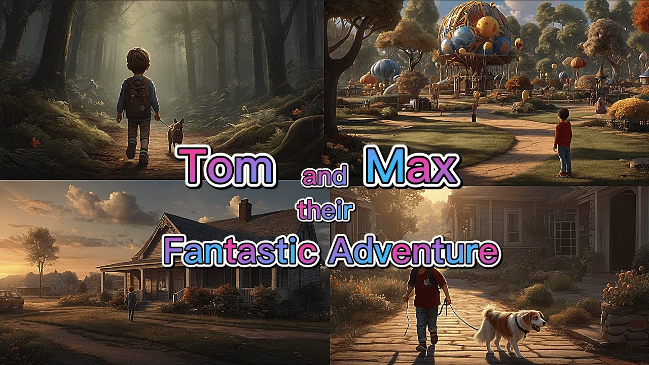 Tom and his dog Max's Adventures - US English Tale for Kids - YouTube