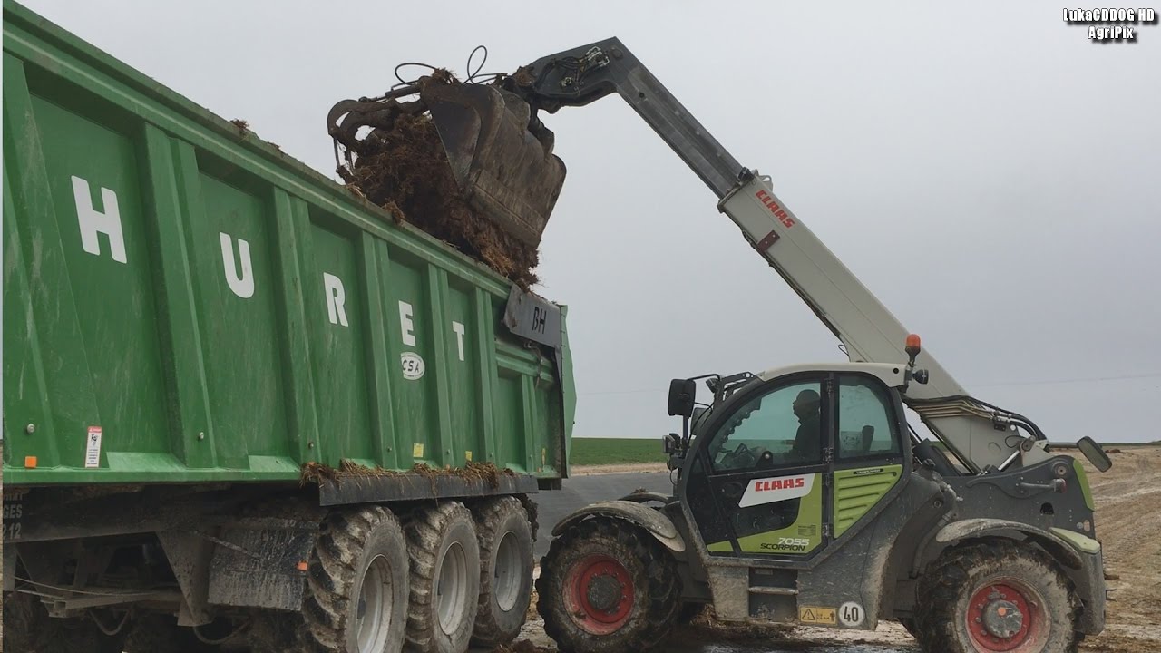 Curage et Transport du Fumier 2017 - Renault , Class & Huret - EARL ...