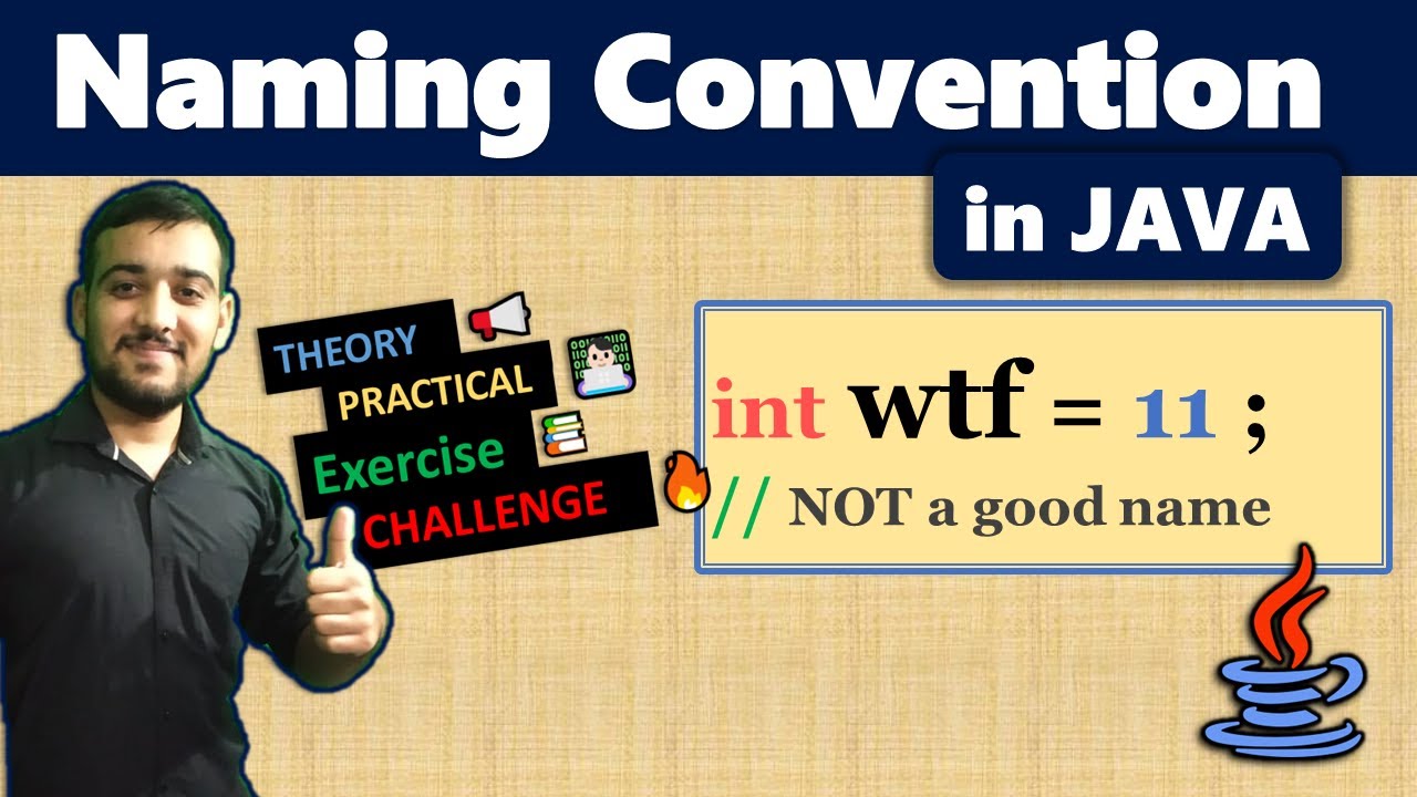 Naming Conventions In Java In Hindi Java Tutorial In Hindi 🔥 Youtube