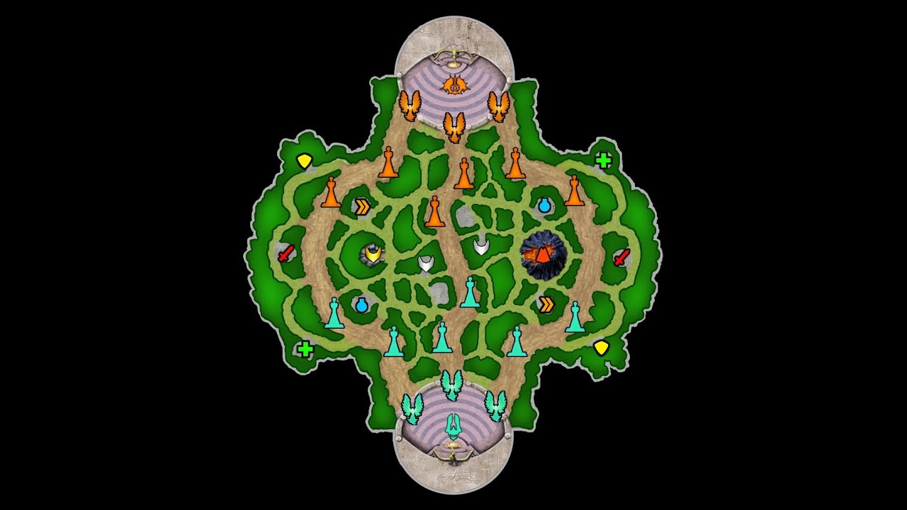 Smite - 2012 year map Overview - YouTube