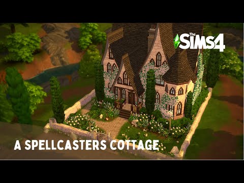 A Spellcasters Cottage | Sims 4 Speed Build | No CC - YouTube