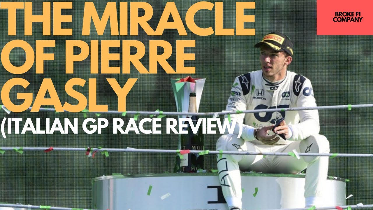 How Did Pierre Gasly Win At Monza | (2020 Italian Grand Prix Race ...