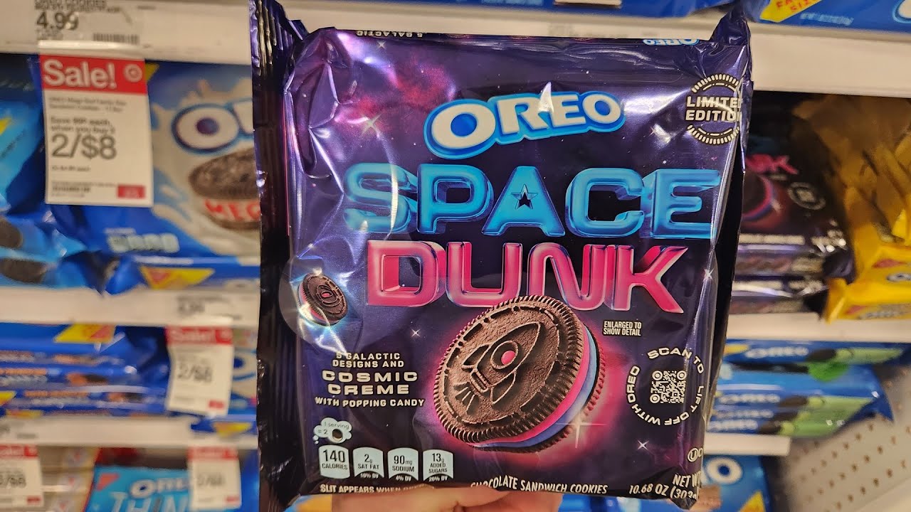 Trying OREO SPACE DUNK with Cosmic Creme and Popping Candy for the ...