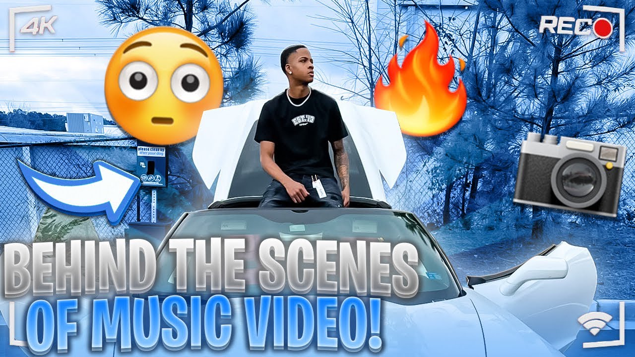 Behind The Scenes Of My First Music Video (Watch til end)!! - YouTube