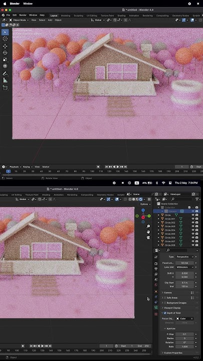 How to Add Depth of Field in Blender - Blender Beginner Tutorial | Her Tapestry # ...