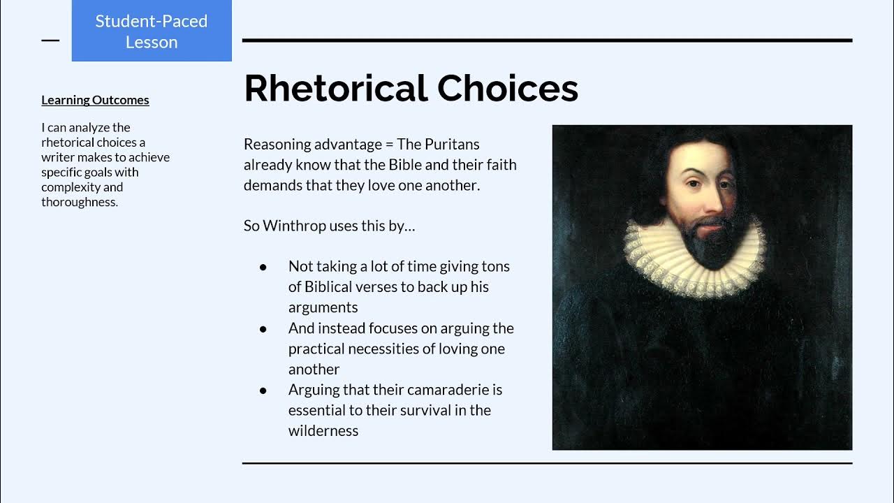 AP Lang - Rhetorical Choices - YouTube