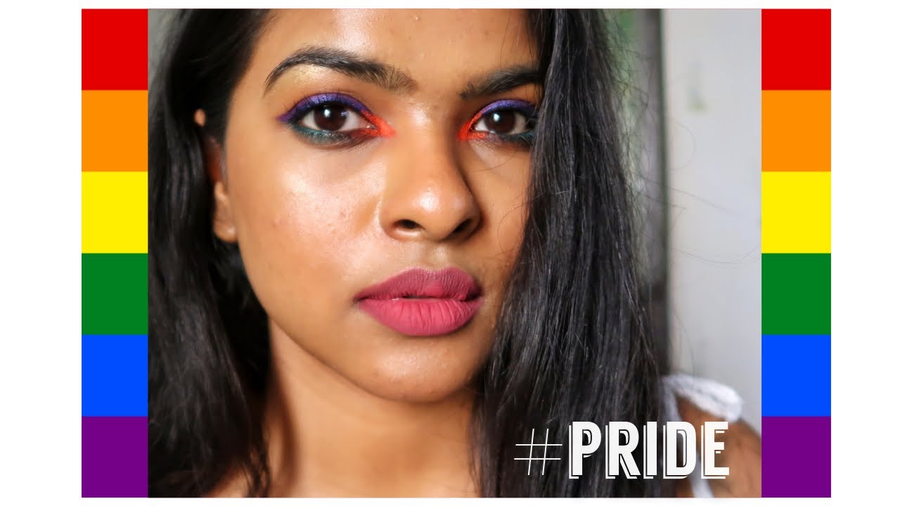 PRIDE Tribute Rainbow Eyes Makeup Tutorial 2019 | Makeup using ...