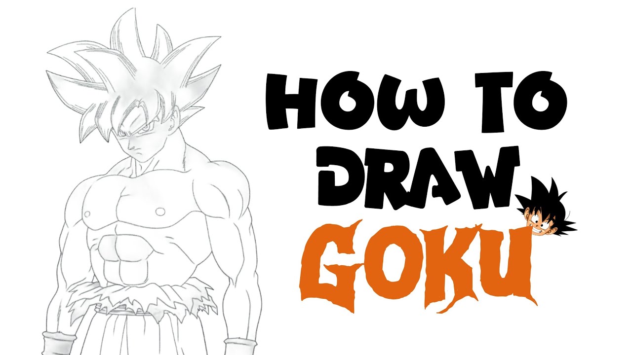 How To Draw Goku 🥰 || With Easy Method 😊 - YouTube