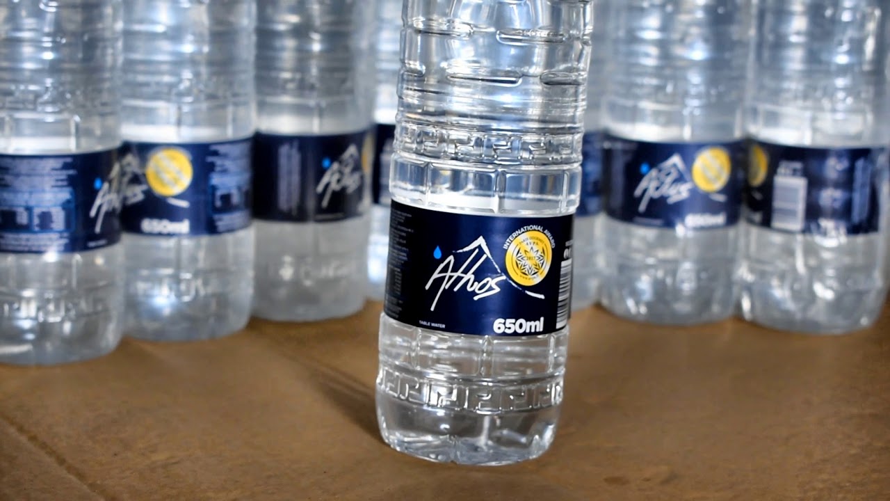 The Halkidiki Project : The valuable Athos Water in the factory ! - YouTube