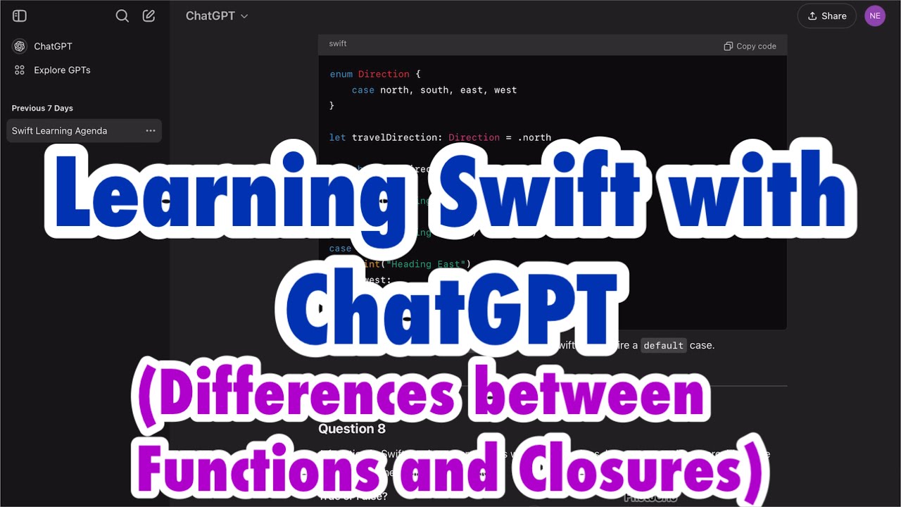 Differences between Functions and Closures in Swift - YouTube