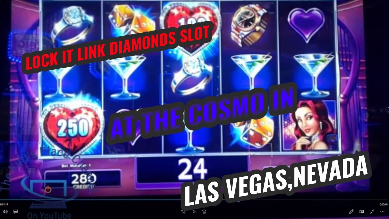 Lock It Link Diamonds Slot Play At The Cosmo In Las Vegas,Nevada (Round ...